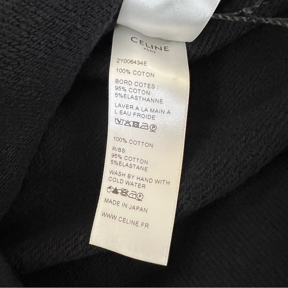 Celine | Tops | Nwt Celine Back Logo Hoodie | Poshmark